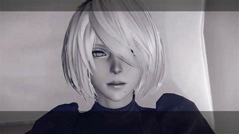Stunning Hd Face Close Up From Nier Automata Video Game 1920x1080