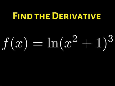 Differentiate Ln X Derivative Of F X Sqrt Ln X Math Videos