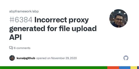 Incorrect Proxy Generated For File Upload API Issue Abpframework Abp GitHub