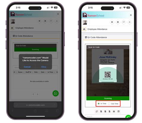 ramom school qr code attendence by ramomcoder codecanyon