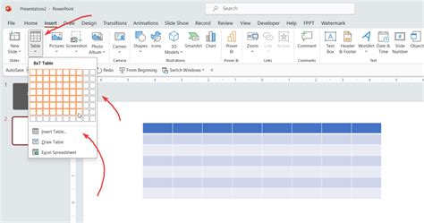 How To Create A Table In Powerpoint