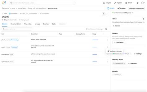 Column Level Lineage Comes To Datahub
