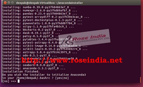 Installing Anaconda Python On Ubuntu