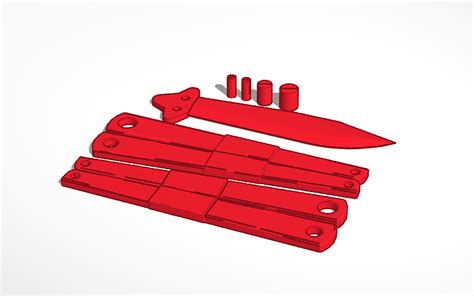3d Design Spy Knife Tf2 Tinkercad