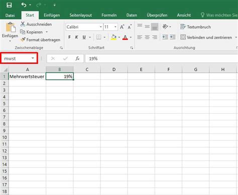 Namen In Excel Vergeben So Geht S