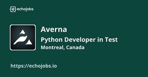 Hiring Python Developer In Test English Version Montreal Canada Python Git Rpythonjob