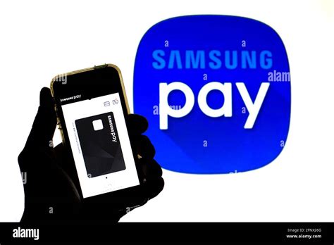 In This Photo Illustration A Samsung Pay App Seen Displayed On A