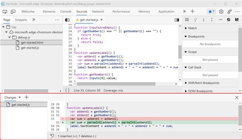 Sources Tool Overview Microsoft Edge Developer Documentation Microsoft Learn