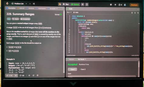 Resolved Leetcode Problem 228 With C Dikesh Chouhan Posted On The Topic Linkedin