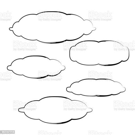 거품 연설 견적 상자 이야기 프레임 템플릿 일러스트 레이 션의 설정 0명에 대한 스톡 벡터 아트 및 기타 이미지 0명 기포 대화 풍선 문자 기호 Istock