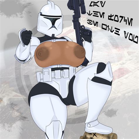 Rule 34 Ammo Belt Areolae Armor Armored Female Attack Of The Clones Belt Big Breasts Big