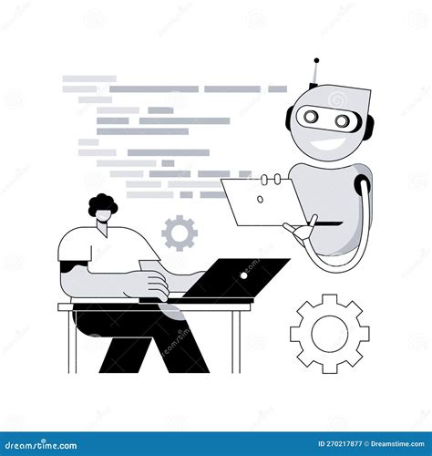 Open Automation Architecture Abstract Concept Vector Illustration