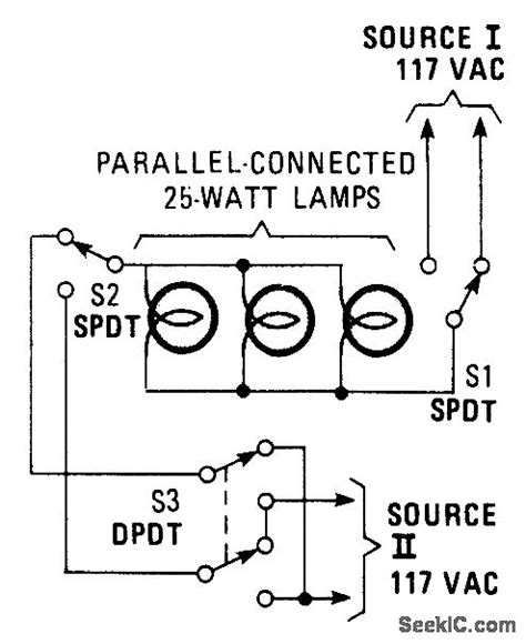 3 WAY LIGHT CONTROL Control Circuit Circuit Diagram SeekIC Com
