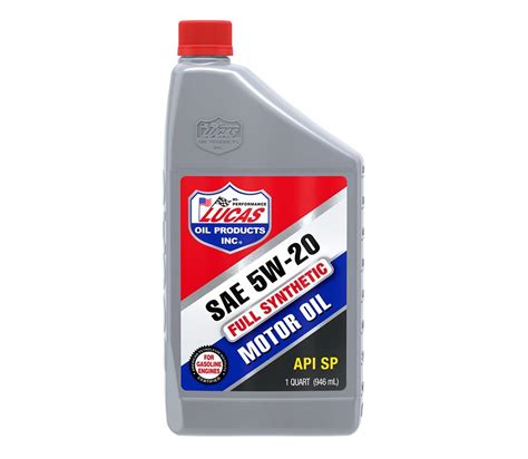 Synthetic Motor Oils Sae 5w 20 Lucas Oil
