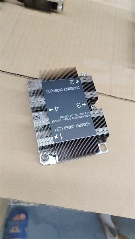 Hongyi Snk P0067ps Latest Socket Lga 3647 1u Passive Server Cpu Cooler