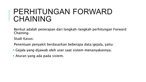Pertemuan 4 Metode Forward Chainingpptx