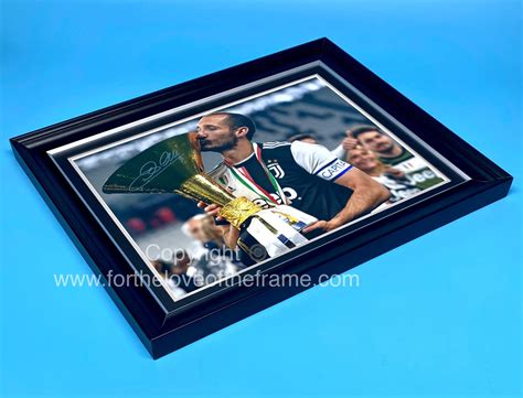 Giorgio Chiellini Signed Autograph Football Soccer Memorabilia Juventus