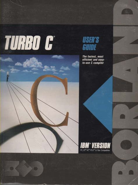 Borland Turbo C Users Guide Manual Computing History
