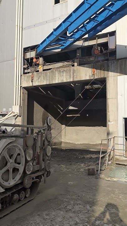 와이어쏘 콘크리트절단작업 준이엔씨상호 Youtube