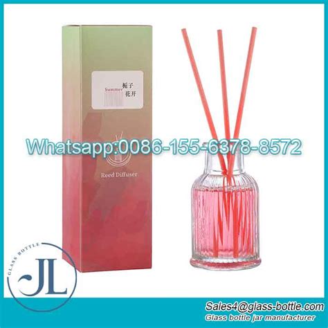 Fluted Roman Column Natural Fragrance Diffuser Wholesale Jl Glass