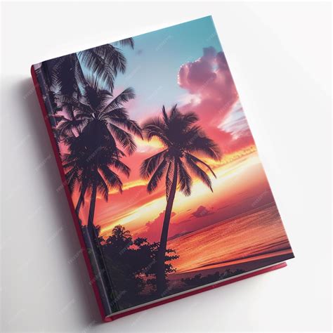 Sunset Landscape Nature Book Cover Design Premium Ai Generated Image