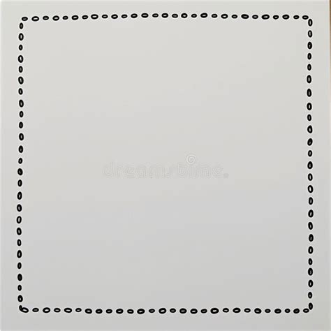 Hand Drawn Dotted Line Border For Invitations Stock Illustration Illustration Of Flyers Ideal