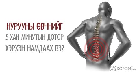 Нурууны өвчнийг 5 хан минутад хэрхэн намдаах вэ