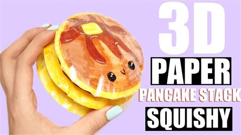 Diy Paper Pancake Stack Squishy How To Make A Squishy Without Foam Artofit