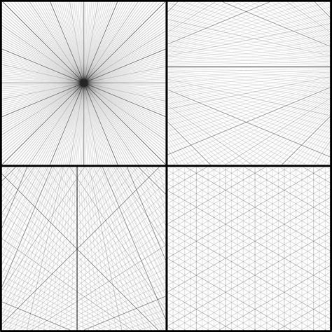 Photoshop Perspective Grid Brushes