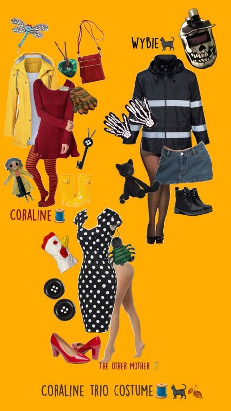 Coraline Trio Costume
