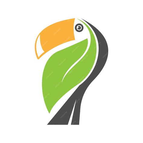Premium Vector Toco Toucan Logo Icon Design Illustration