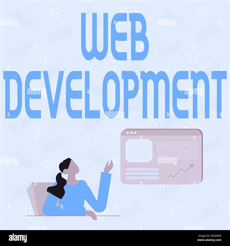 Sign Displaying Web Development Business Concept Dealing With