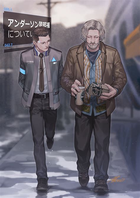 あけい on X Detroit become human connor Detroit being human Detroit