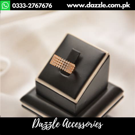 Gold Plated Elegant Girls Ring Dazzle Accessories