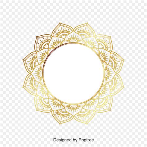 Thai Golden Vector Hd Images Golden Thai Pattern Border Golden