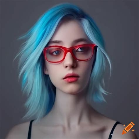 Blue Haired Metal Girl On Craiyon