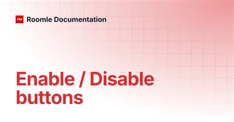 Enable Disable Buttons Roomle Documentation