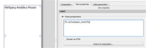 composer title variable in qgis geographic information systems stack