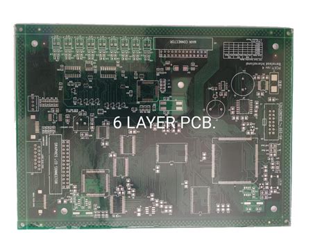 1 60mm 6 Layer Pcb Board Green Min Hole Size 0 30mm At Best Price In Sas Nagar