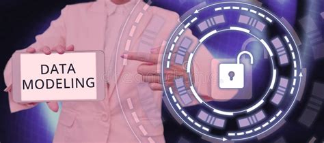 Handwriting Text Data Modeling Word Written On Process Of Transferring Data Between Data