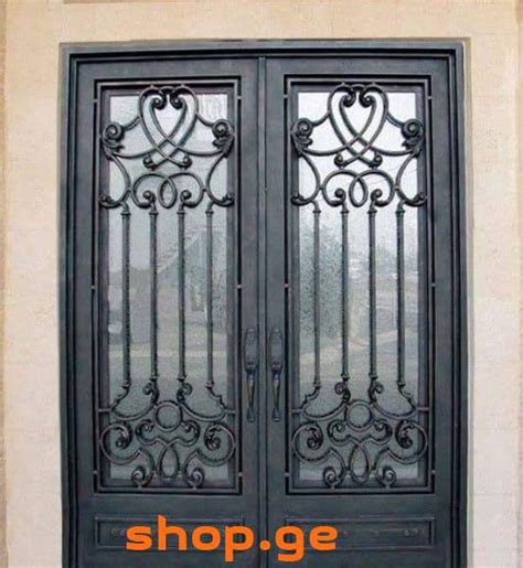 ლითონის ნაკეთობები რკინის კარებები