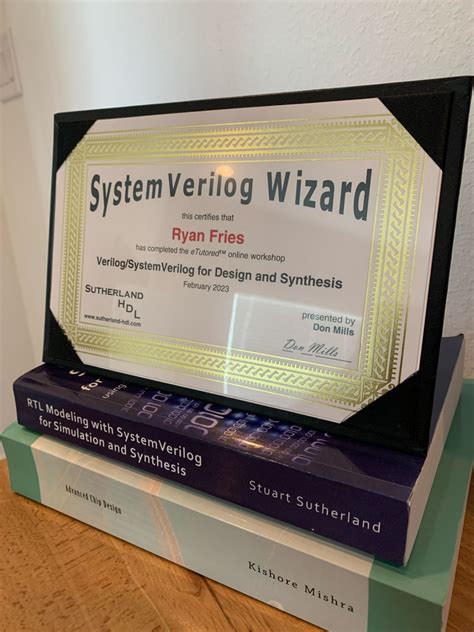 Ryan Fries On Linkedin Training Certified Fpga Asic Systemverilog