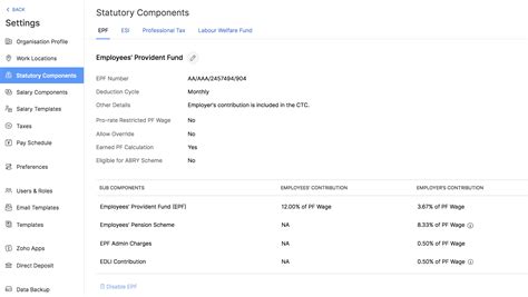 Setting Up Zoho Payroll Zoho Payroll Help