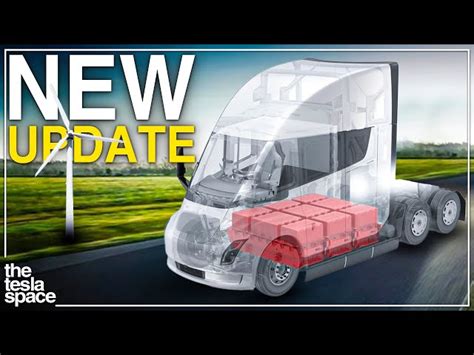 New Tesla Semi Truck Specks 1300 Km Of Electric Truck Range 10 Tons