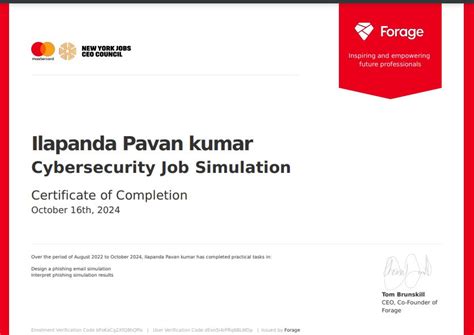 Ilapanda Pavan Kumar On Linkedin I Just Completed Mastercards Cybersecurity On…