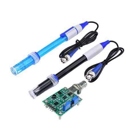 Liquid Ph Value Detection Sensor Module Monitoring Control Board Bnc Ph Electrode Probe For
