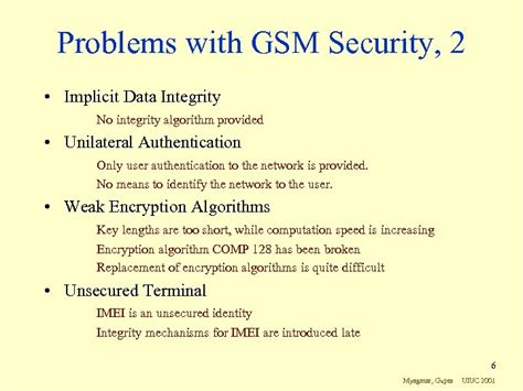 3 G Security Principles Build On Gsm