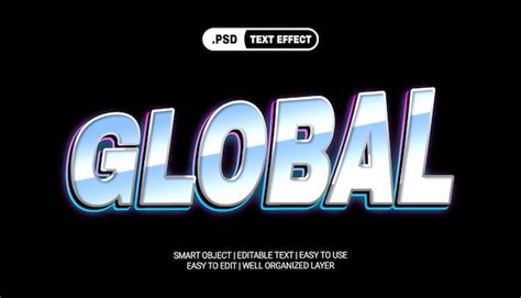 Premium Psd Global Text Style Effect