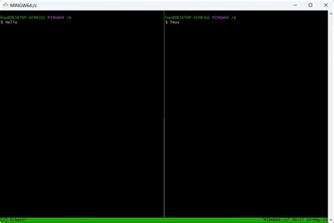 Windows下git Bash 使用tmux Hao的博客