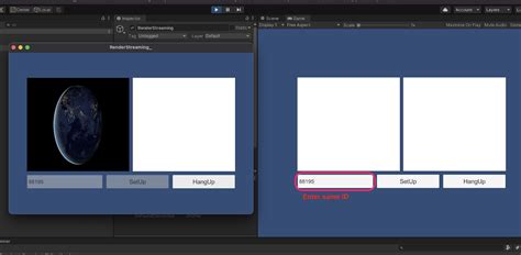 Bidirectional サンプル Unity Render Streaming 3 1 0 exp 7